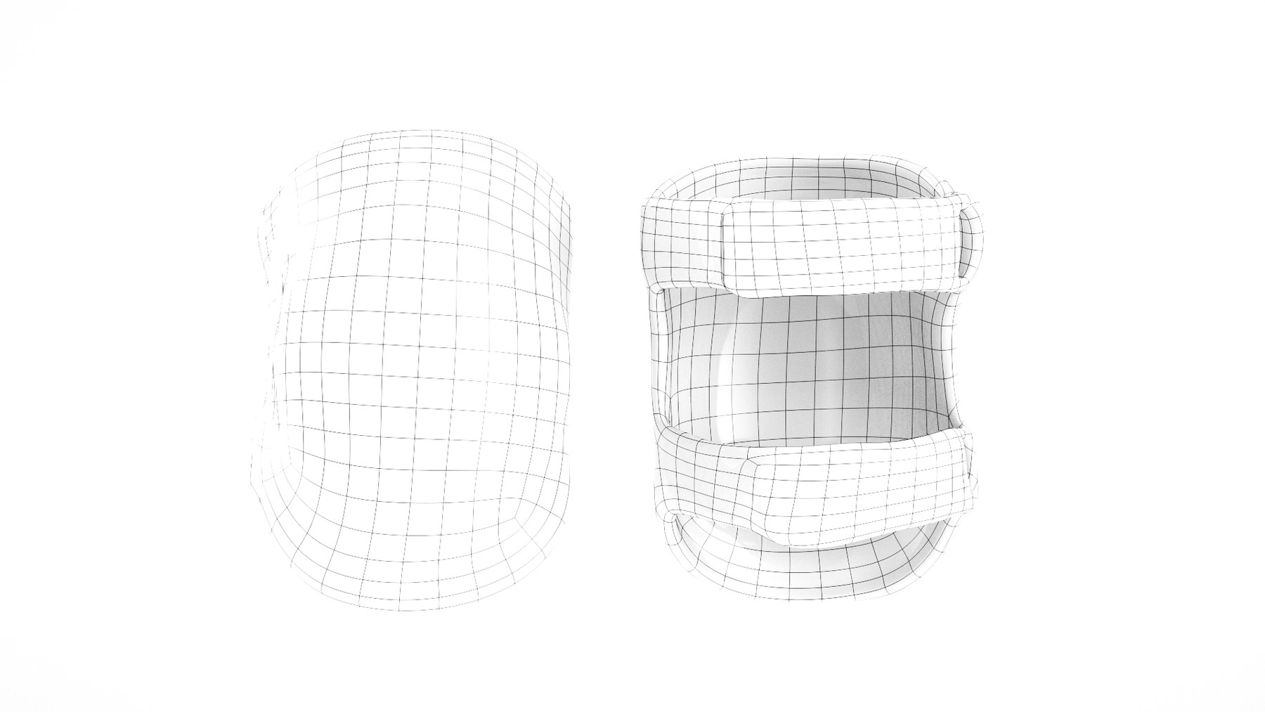 ArtStation - Military khaki elbow pads with PBR textures 06 | Game Assets