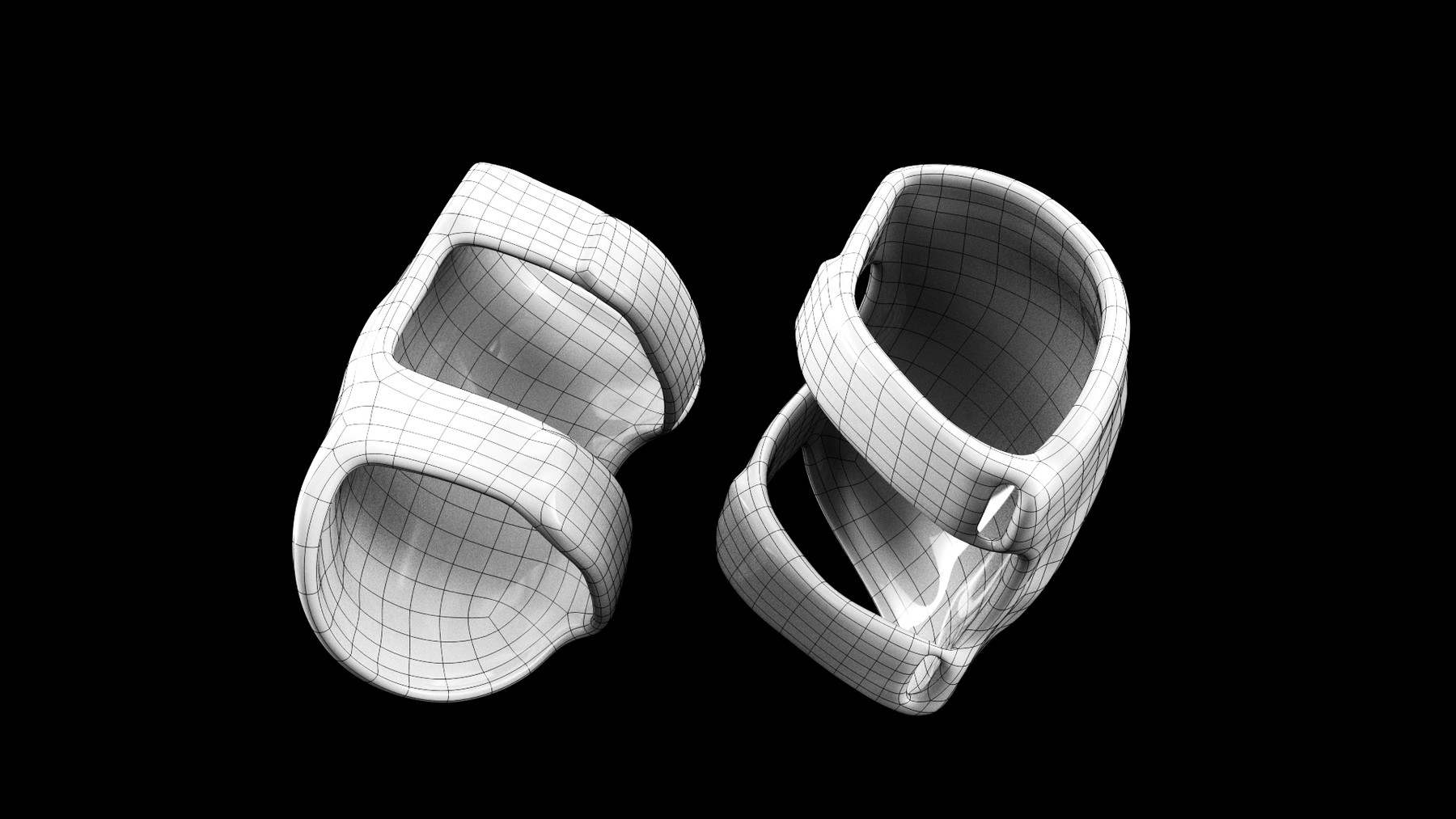 ArtStation - Military khaki elbow pads with PBR textures 06 | Game Assets