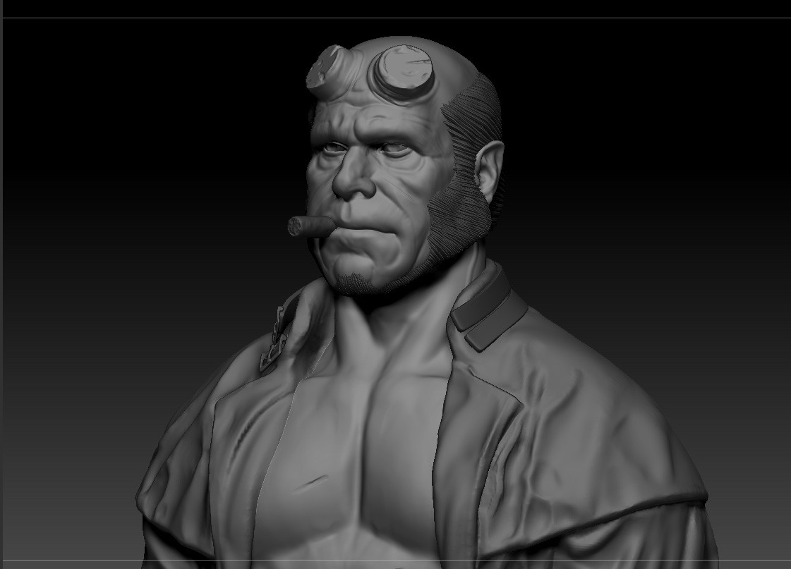 ArtStation - Ron Pearlman - Hellboy - Guillermo Del Toro's Hellboy ...