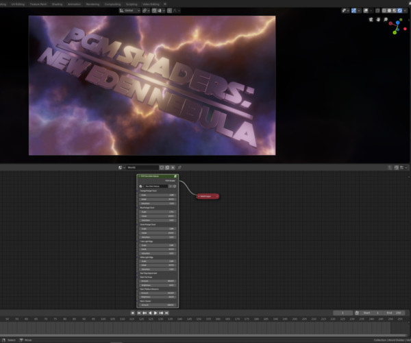 ArtStation - PGM Shader; New Eden Nebula for Blender 2.8 Cycles and Eevee | Resources