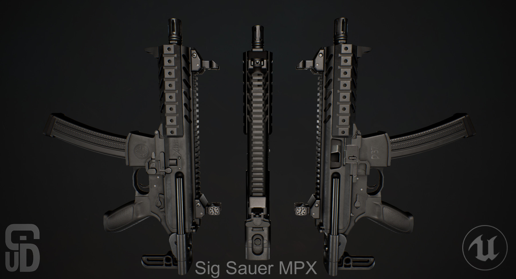 ArtStation - Sig Sauer MPX | Game Assets