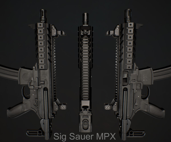 ArtStation - Sig Sauer MPX | Game Assets