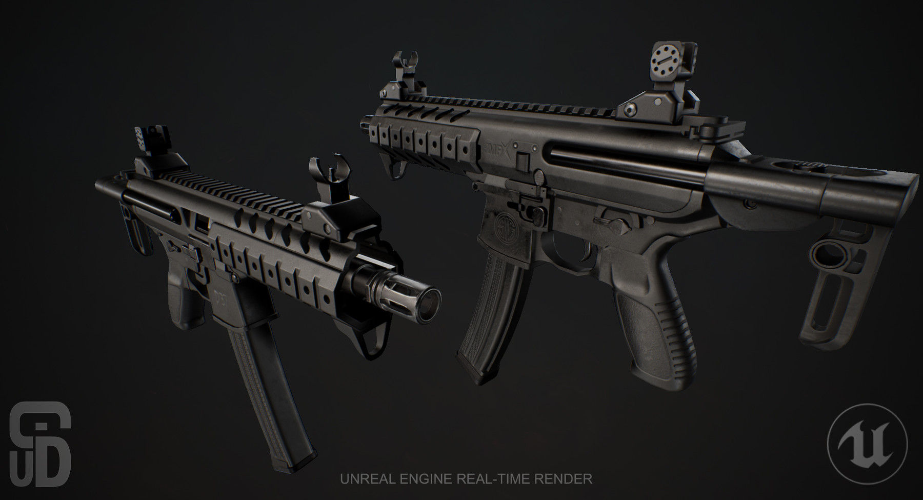 ArtStation - Sig Sauer MPX | Game Assets