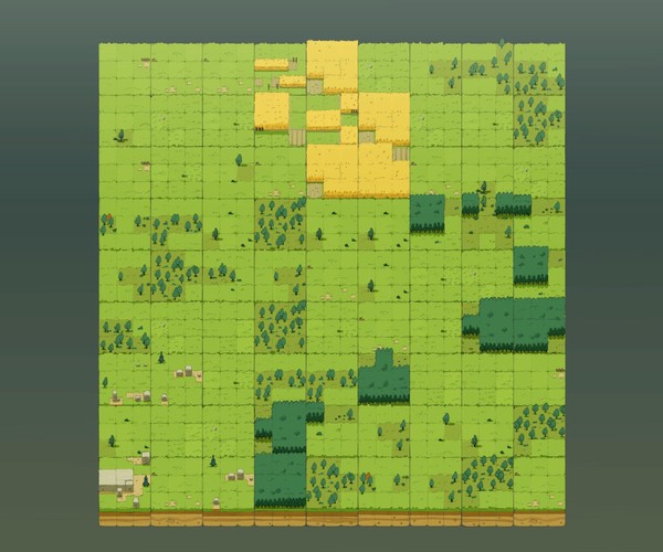 ArtStation - World Puzzle #07 | Game Assets