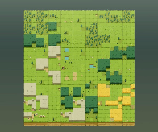 ArtStation - World Puzzle #09 | Game Assets