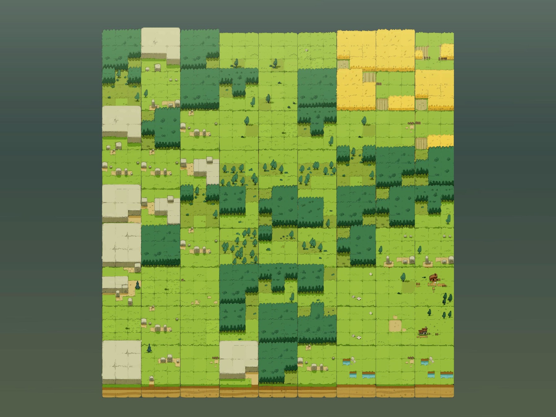 ArtStation - World Puzzle #10 | Game Assets