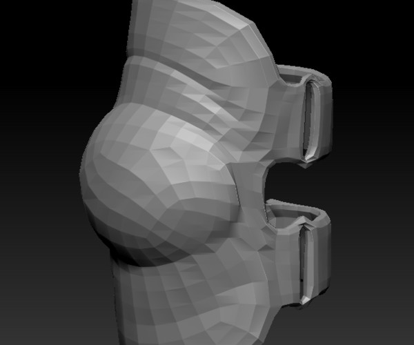 ArtStation - Military black knee pads with PBR textures 11 | Resources