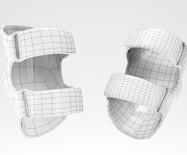 ArtStation - Military sand knee pads 12 with PBR textures | Game Assets