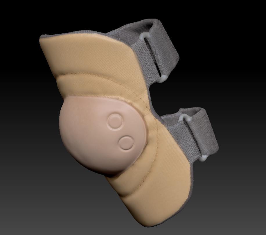 ArtStation - Military sand knee pads 12 with PBR textures | Game Assets