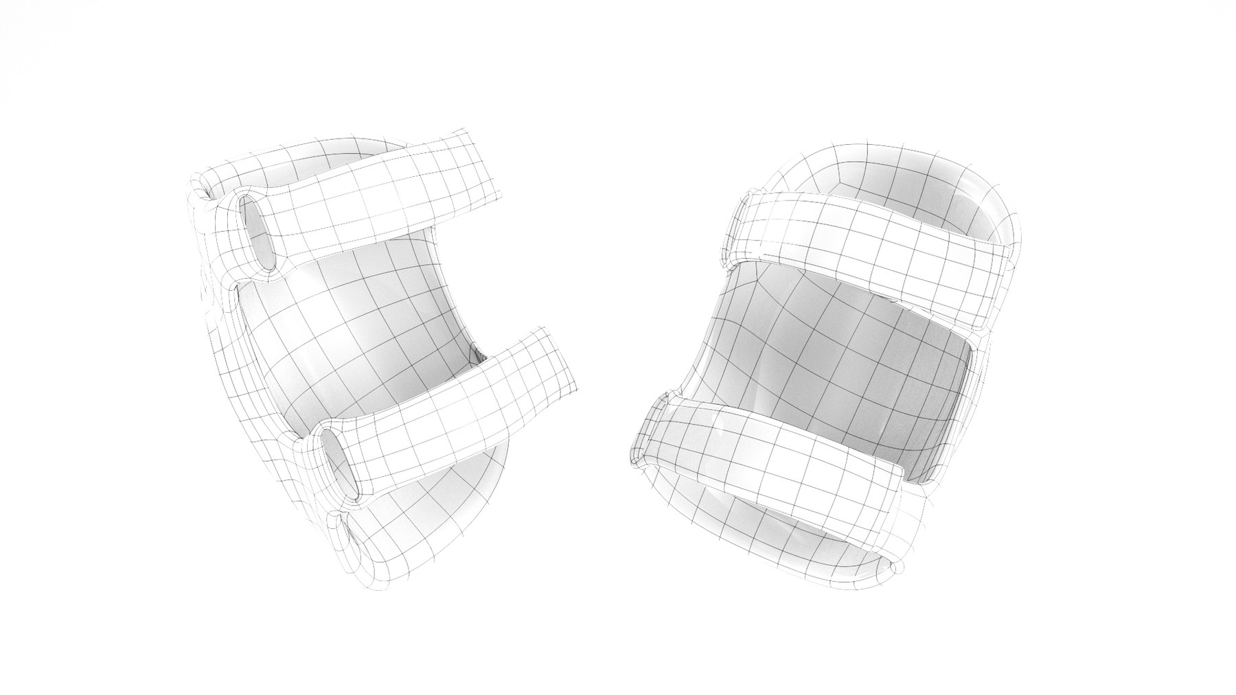 ArtStation - Military black elbow pads with PBR textures 14 | Game Assets