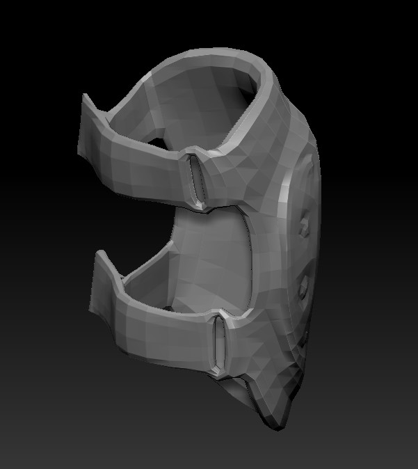 ArtStation - Military black elbow pads with PBR textures 14 | Game Assets