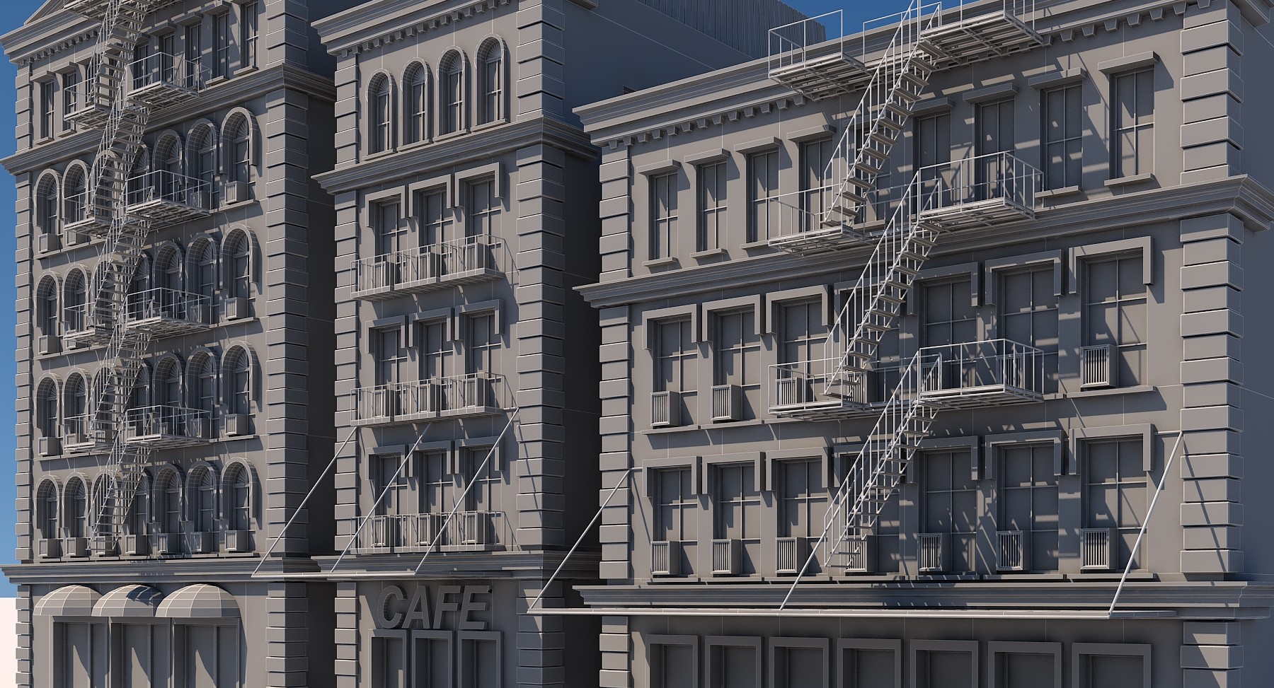 ArtStation - Commercial Buildings 101 | Game Assets