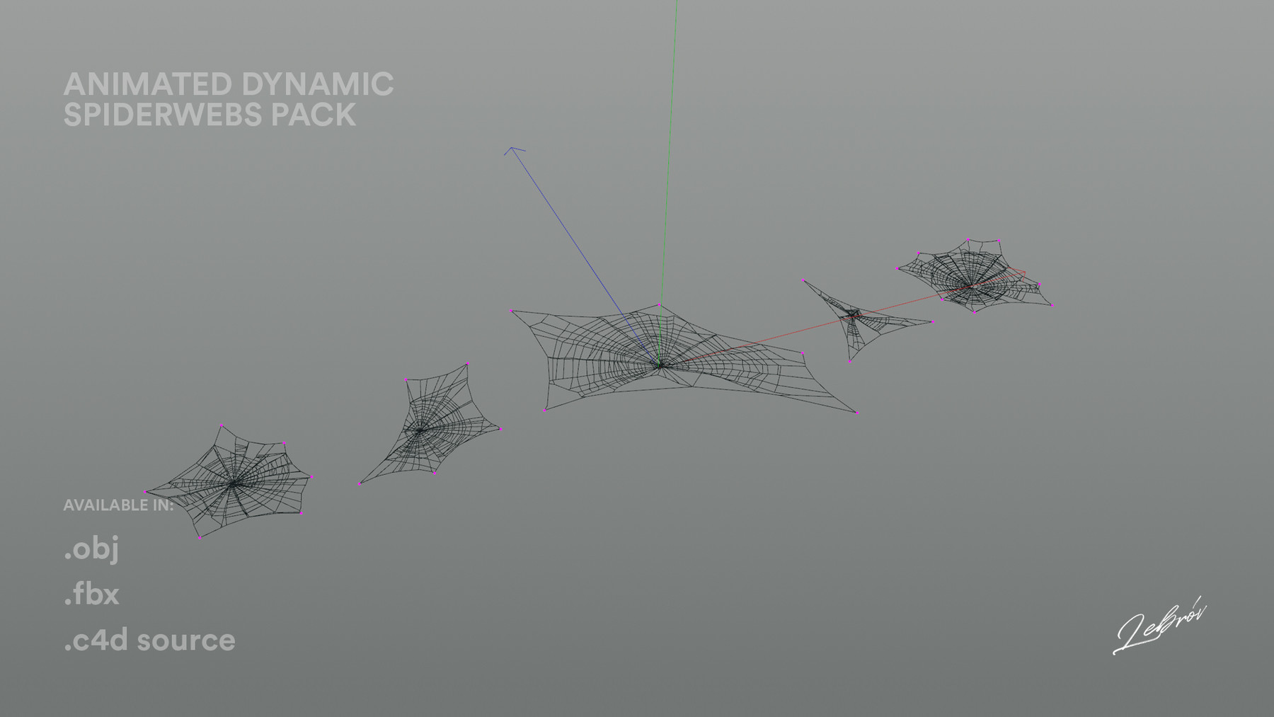 ArtStation - Dynamic Spiderwebs Pack | Resources