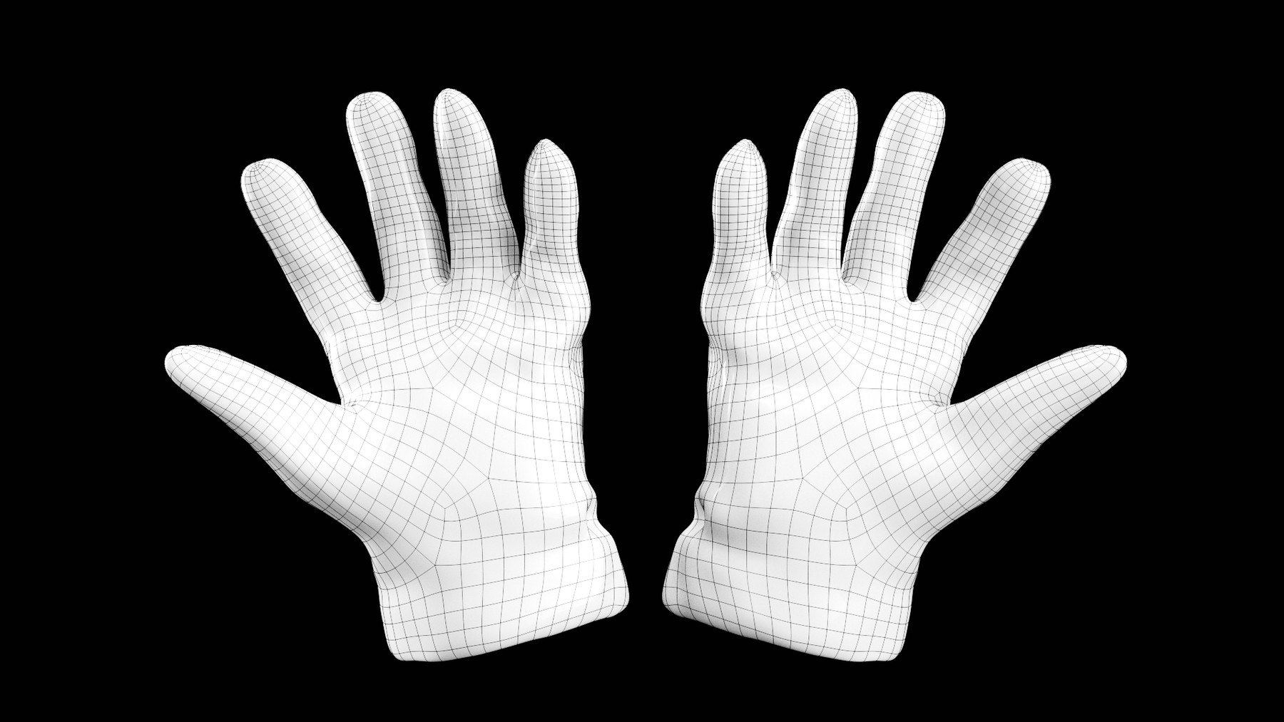 ArtStation - Military gloves of color black with PBR textures 16 | Game ...