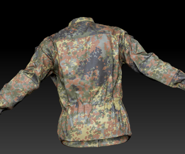ArtStation - Military jacket of Bundeswehr Uniform with PBR textures 19 ...