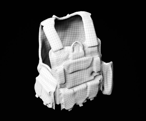 ArtStation - Military Body armor of ACU with PBR textures 20 | Game Assets