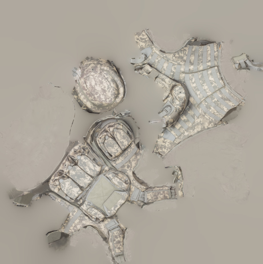 ArtStation - Military Body armor of ACU with PBR textures 20 | Game Assets