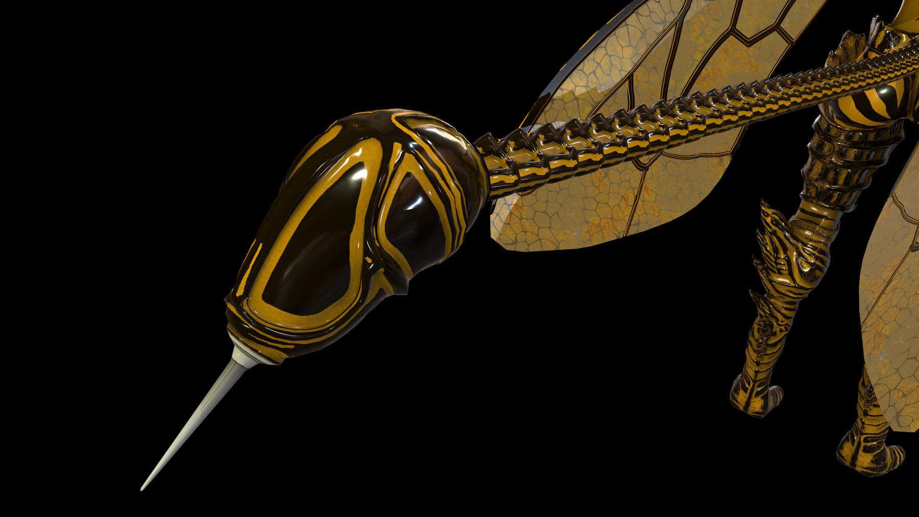 ArtStation - Mutant Wasp | Game Assets