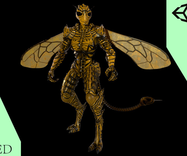 ArtStation - Mutant Wasp | Game Assets