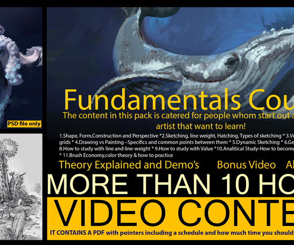 ArtStation - Fundamentals Course-A guide for starters in art | Tutorials