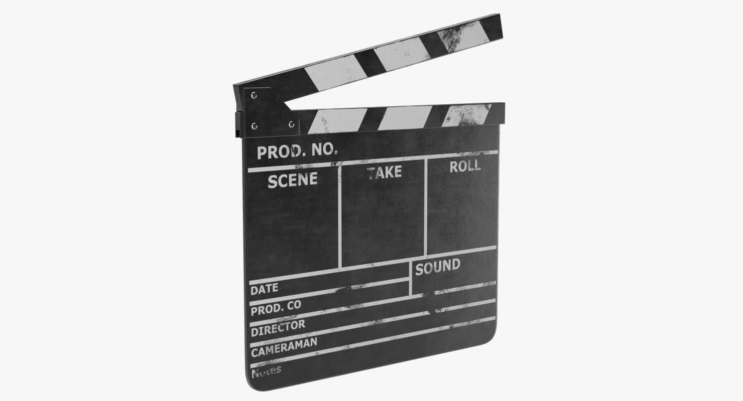 ArtStation - Clapperboard Textured | Resources