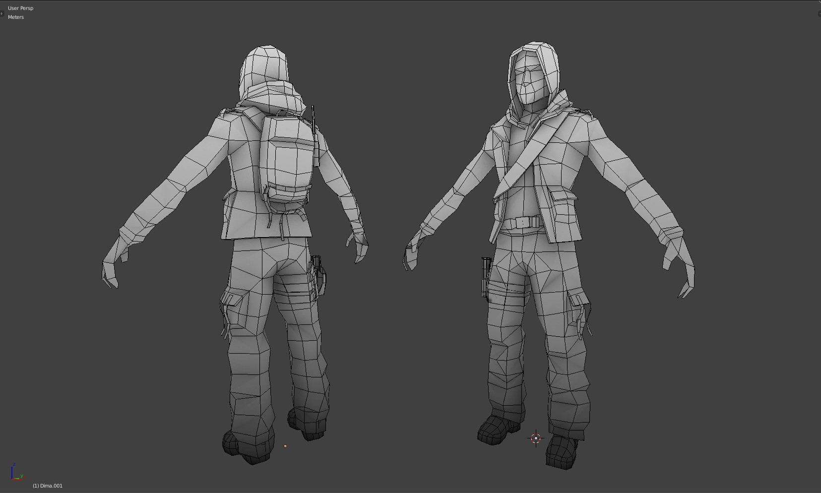 n0mad coder - Dima | Game ready character base mesh