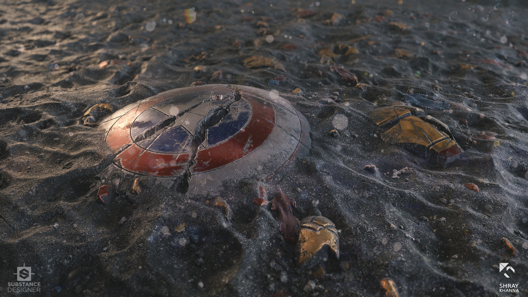 ArtStation - Substance Material Breakdown [SCREENSHOTS] I Black Sand ...
