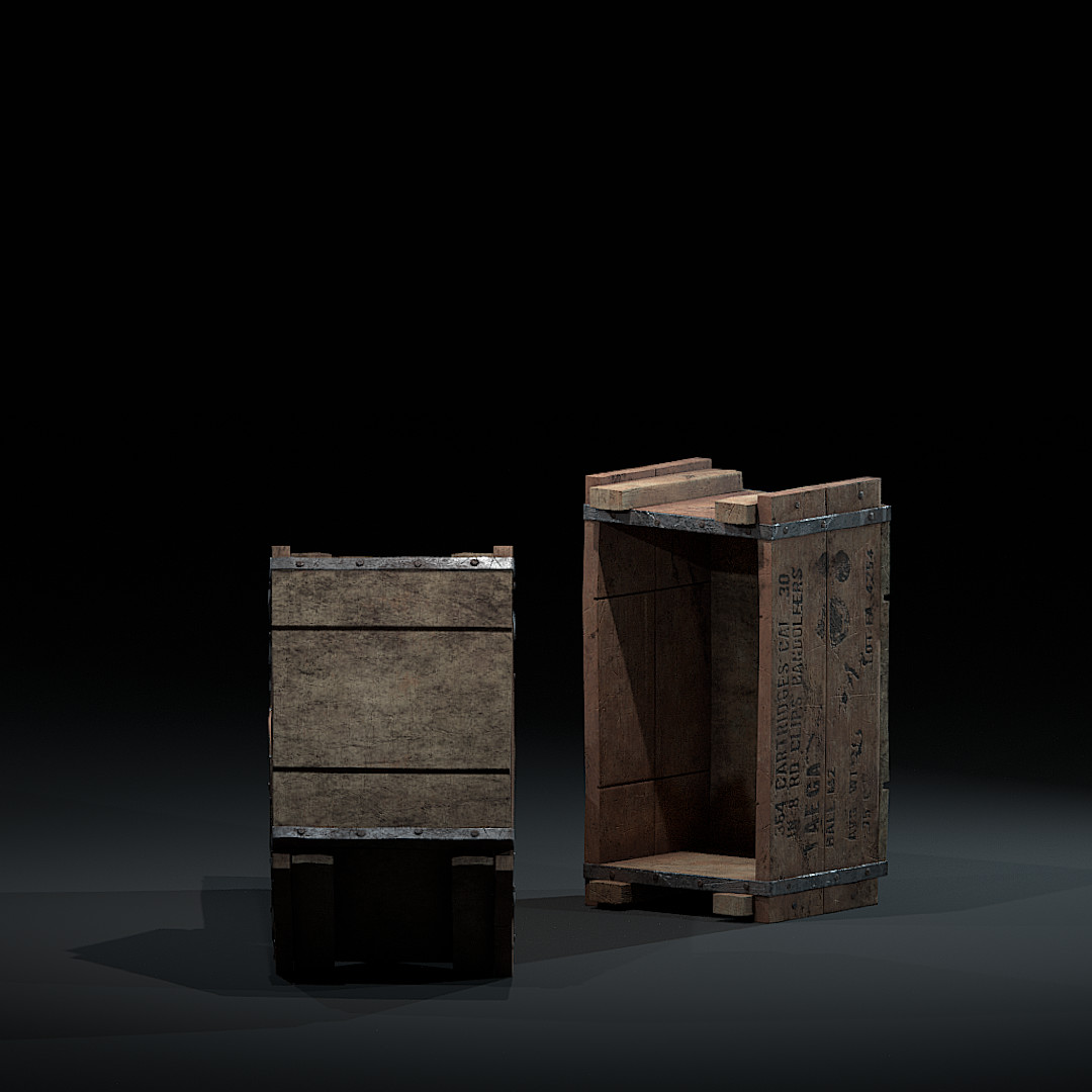 ArtStation - ww2-Crate1 | Resources