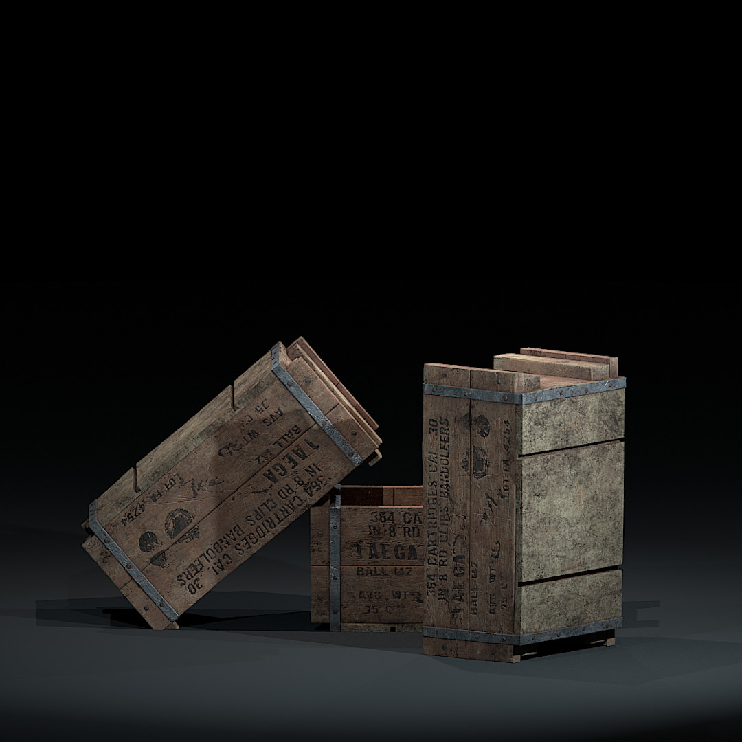 ArtStation - ww2-Crate1 | Resources