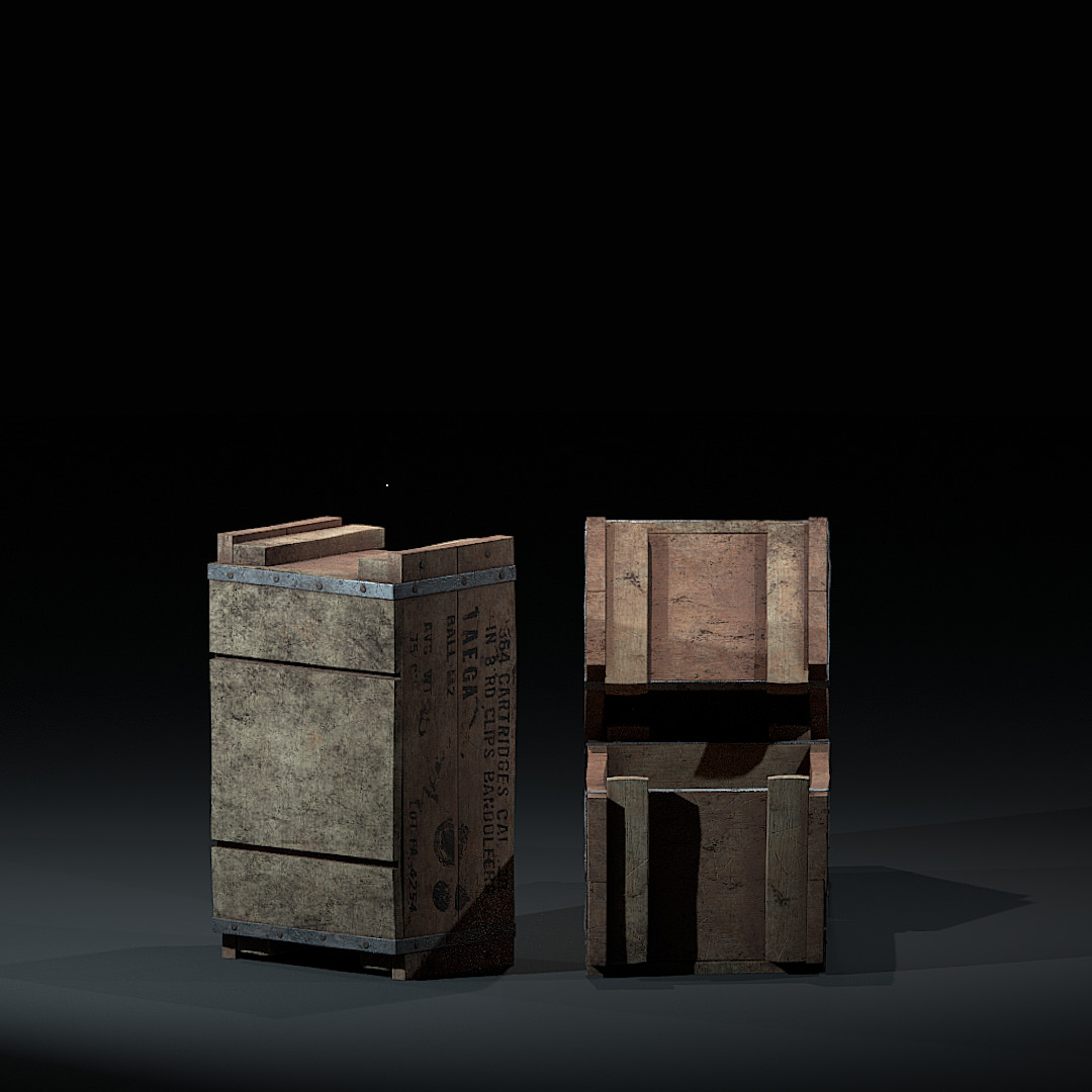ArtStation - ww2-Crate1 | Resources