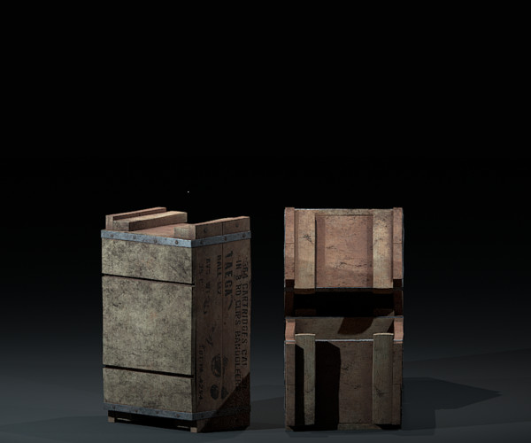 ArtStation - ww2-Crate1 | Resources