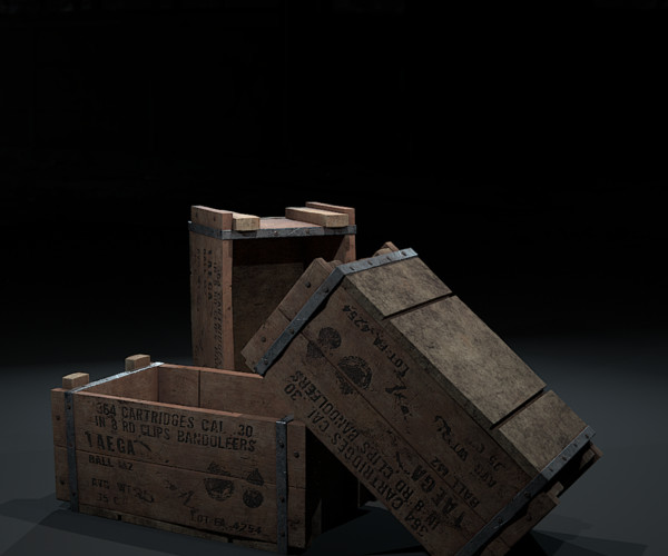 ArtStation - ww2-Crate1 | Resources
