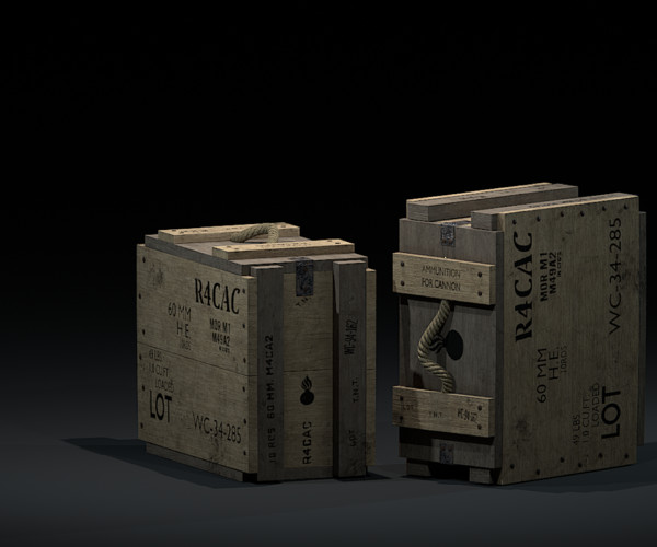 ArtStation - ww2-Crate2 | Resources
