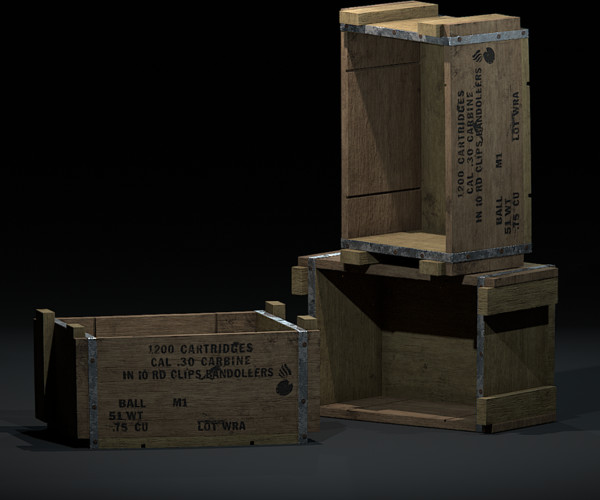 ArtStation - ww2-Crate3 | Resources