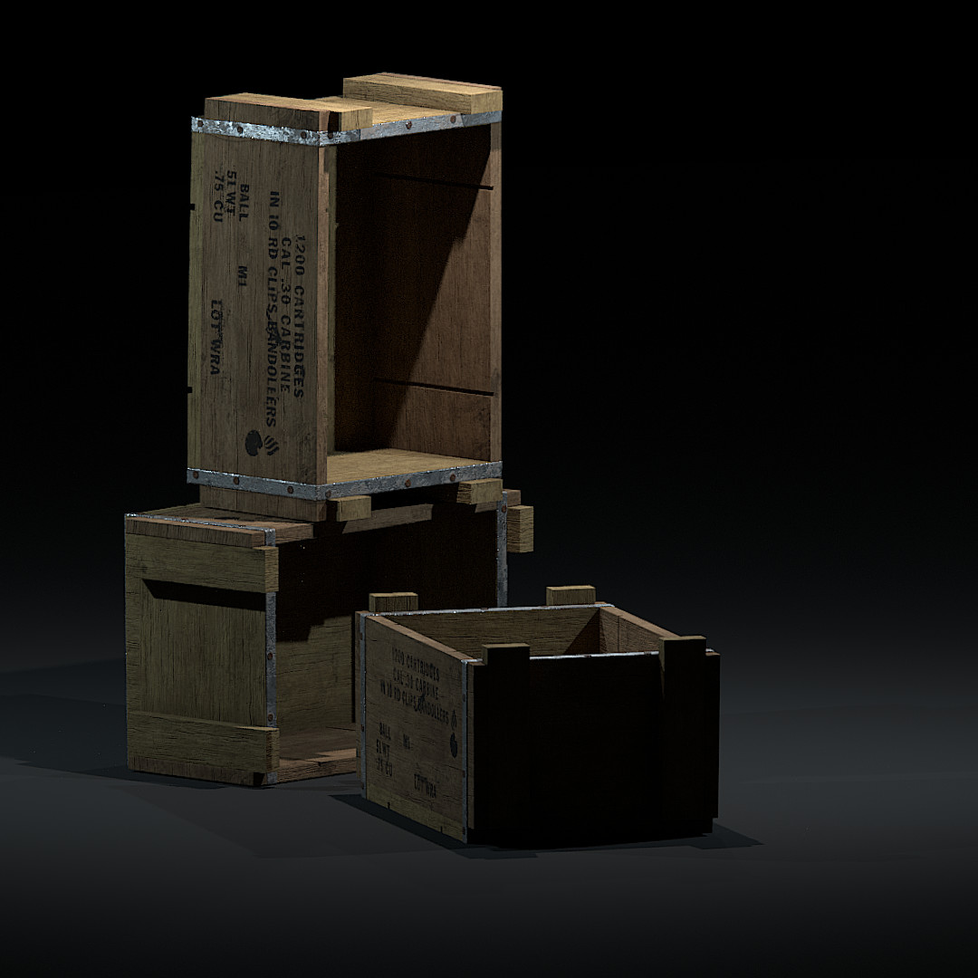 ArtStation - ww2-Crate3 | Resources