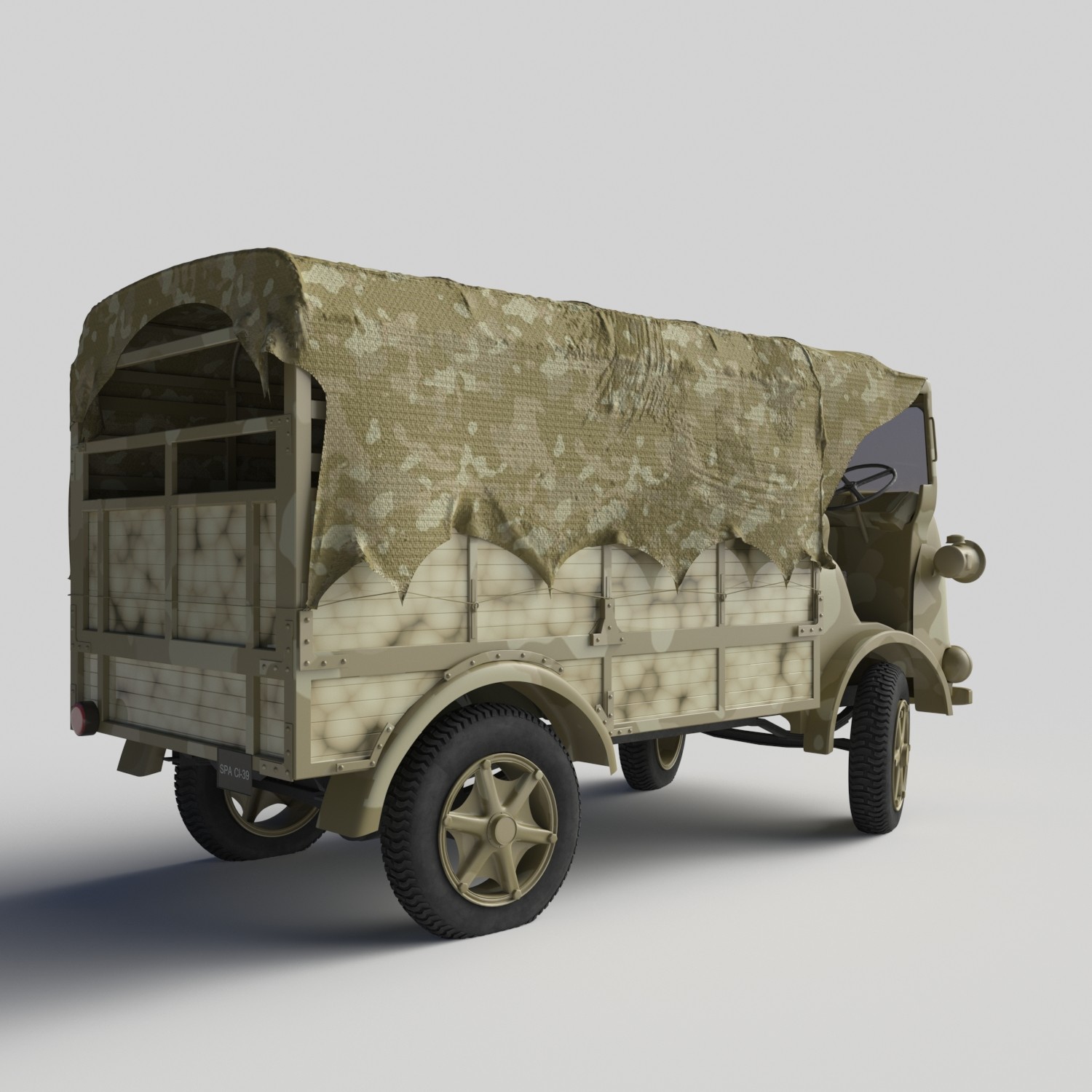 ArtStation - Fiat SPA CL-39 in camouflage design | Resources