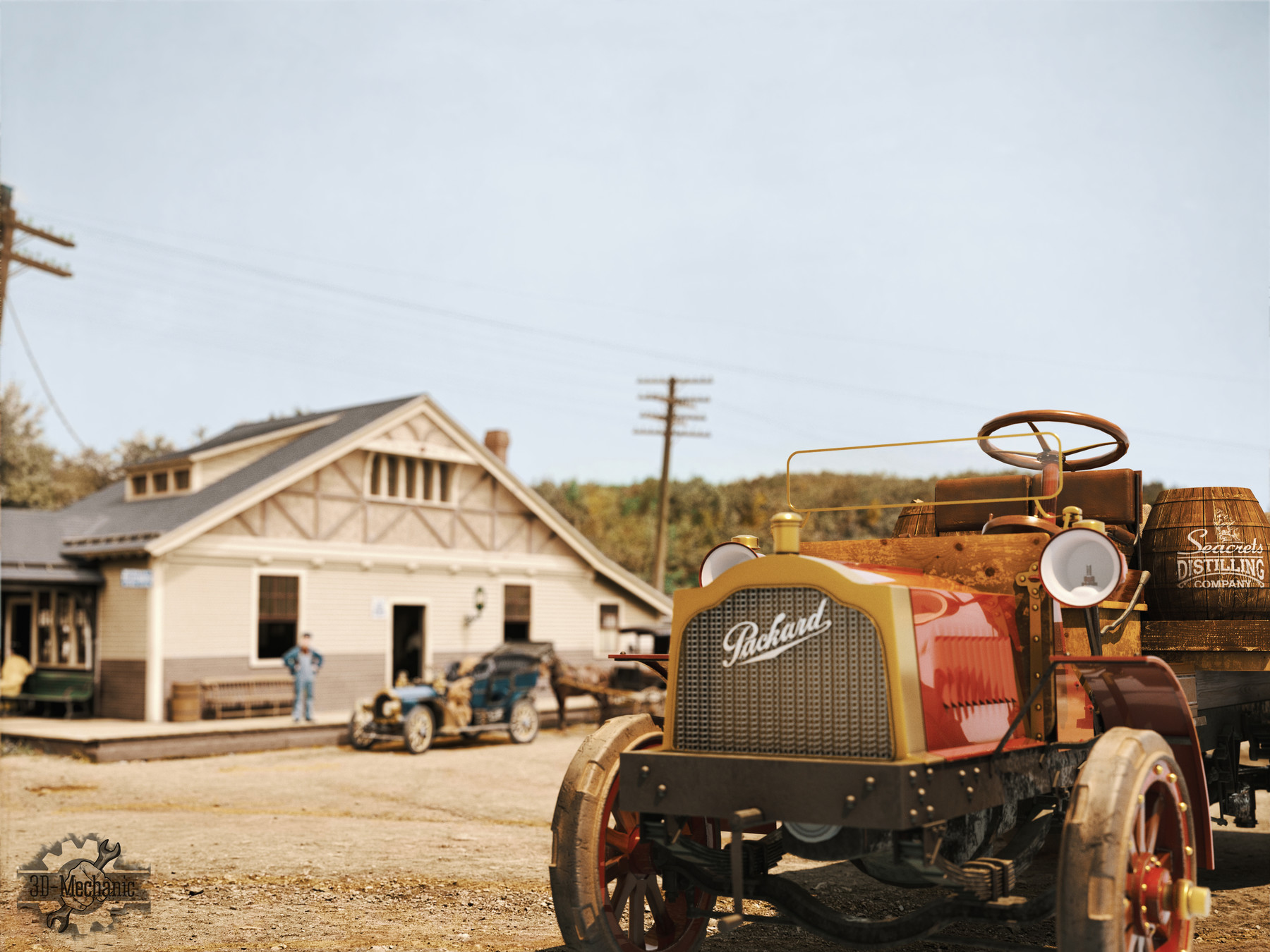 ArtStation - Packard truck 2 ton | Resources