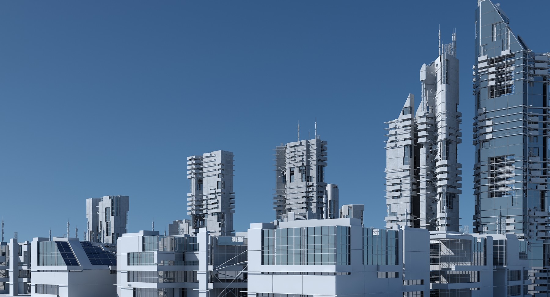 ArtStation - Futuristic Sci-Fi Skyscrapers 001 | Resources