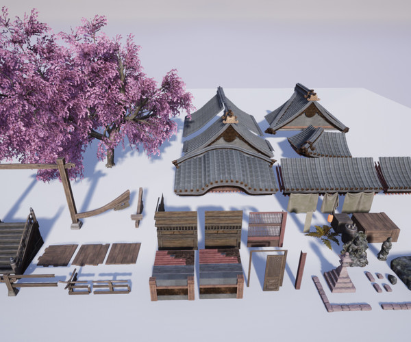 ArtStation - Hidden Shrine UE4 | Game Assets