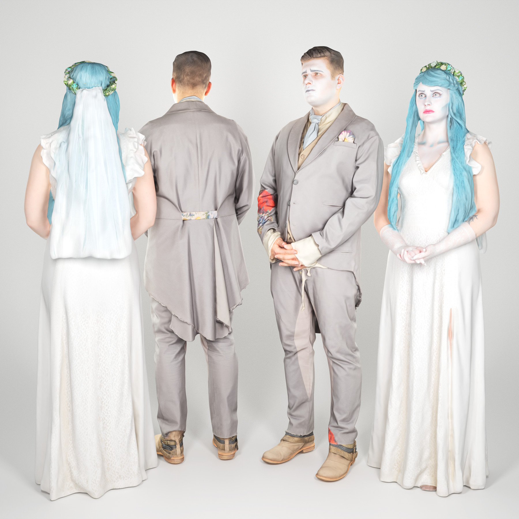 ArtStation - Bartons Corpse Bride Couple bundle 03 | Game Assets