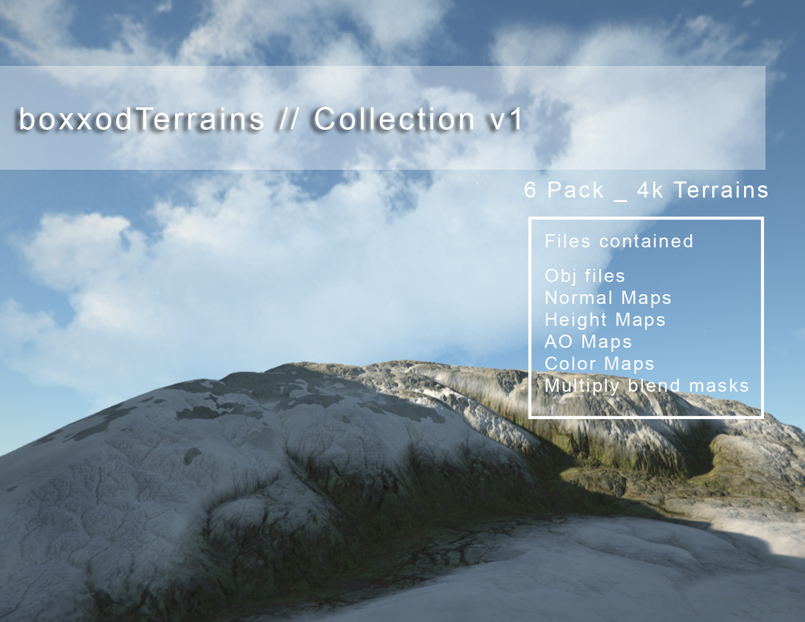 ArtStation - Terrains 4k Pack V_01 | Resources