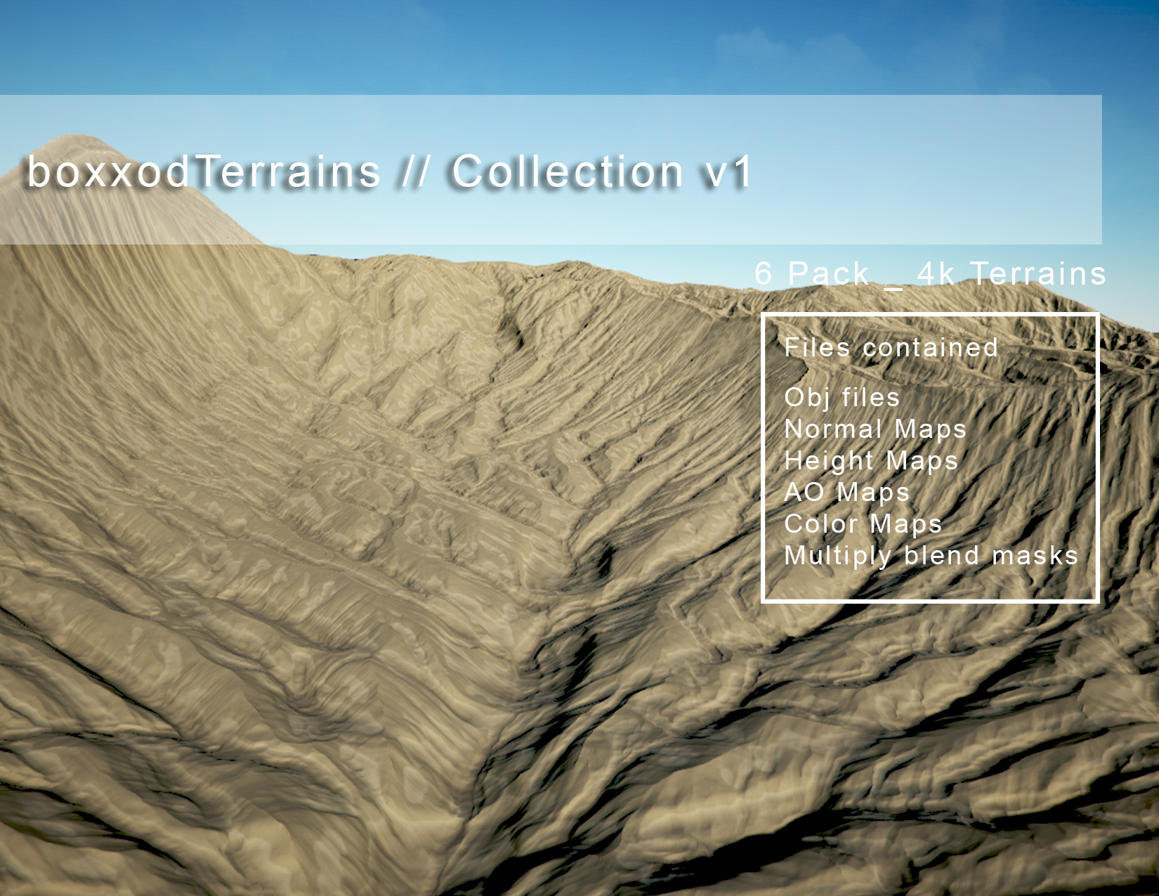ArtStation - Terrains 4k Pack V_01 | Resources