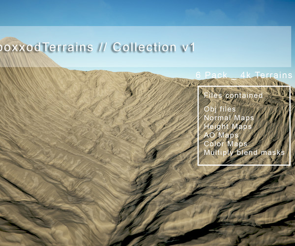 ArtStation - Terrains 4k Pack V_01 | Resources