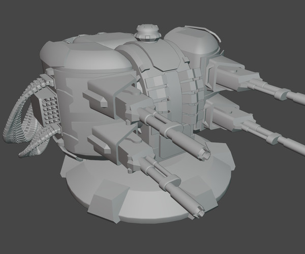 ArtStation - Sci-fi Turret | Game Assets