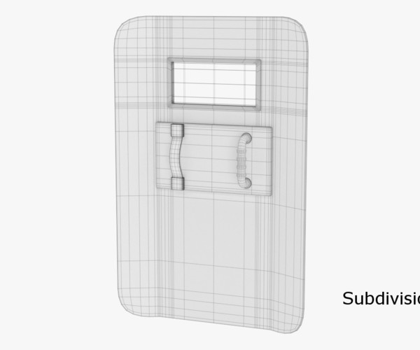 ArtStation - Riot Shield Textured | Resources