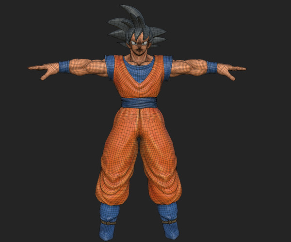 ArtStation - Character - Dragon Balls Goku Fan Art | Resources