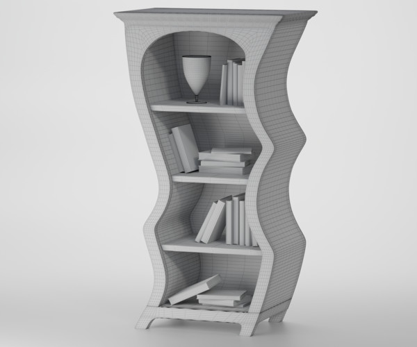 ArtStation - Bookcase Artisan Series 3D model | Resources