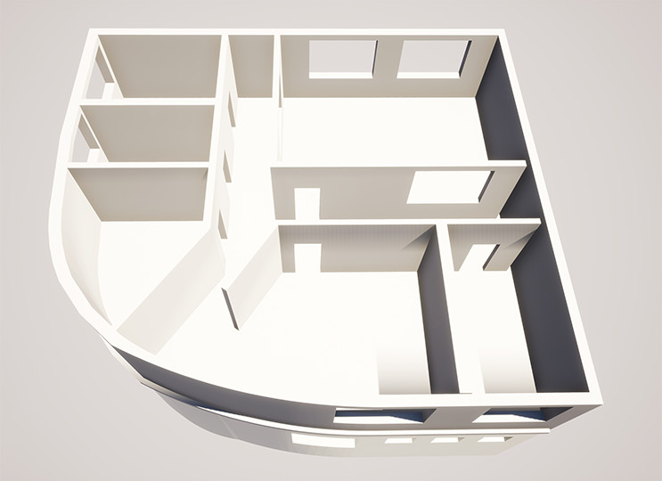 ArtStation - Round-Corner Building | Resources