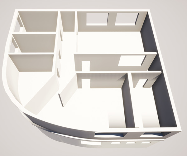 ArtStation - Round-Corner Building | Resources