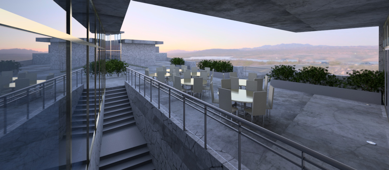 ArtStation - 3D Revit renovated mixed use building as restaurant 2016 ...